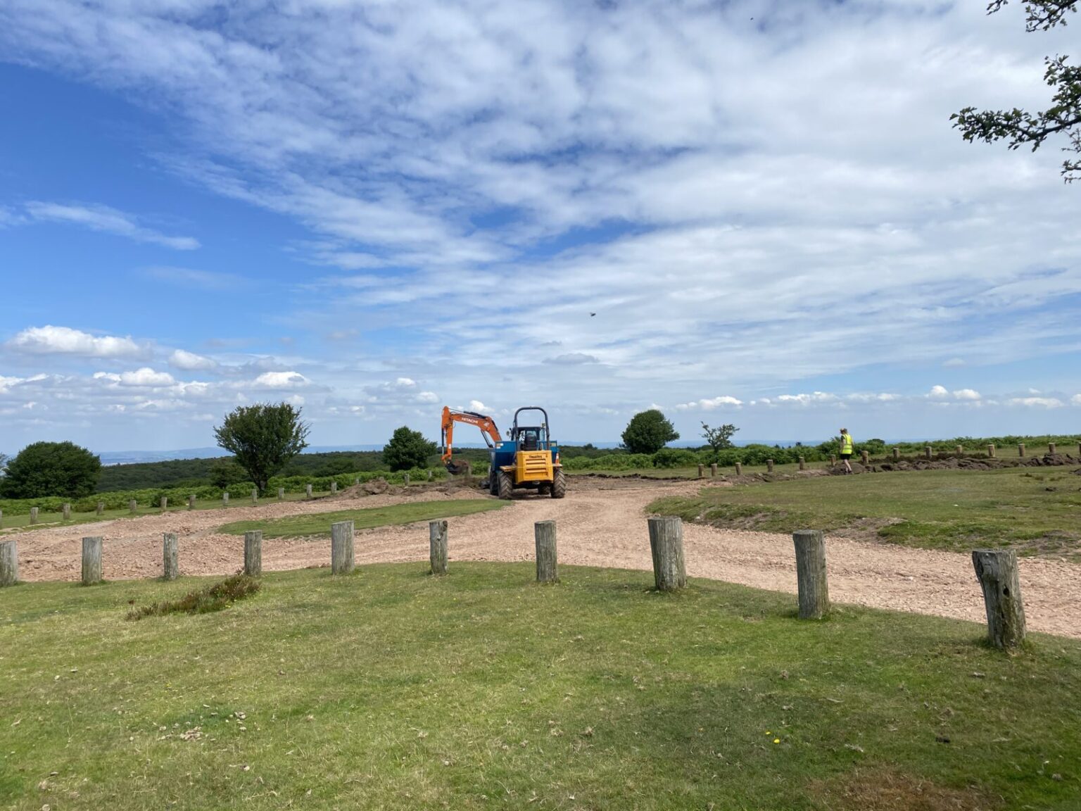 Wilmot's Pool car park renovations - Friends of the Quantocks